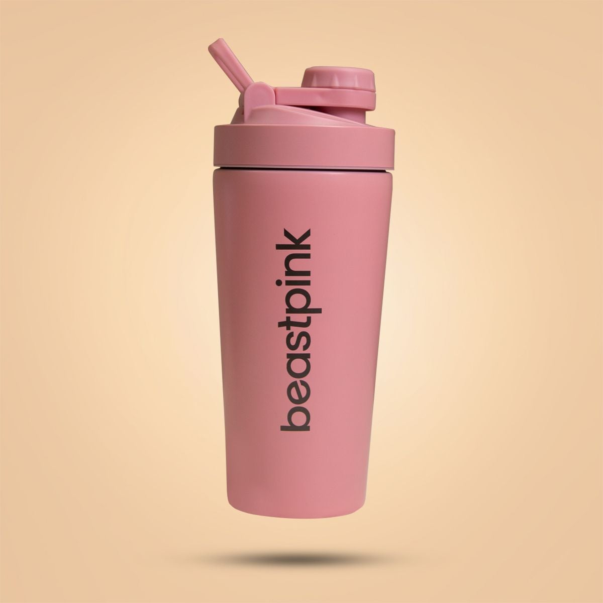 Shaker Steel 650 ml Pink - BeastPink | GymBeam.ro