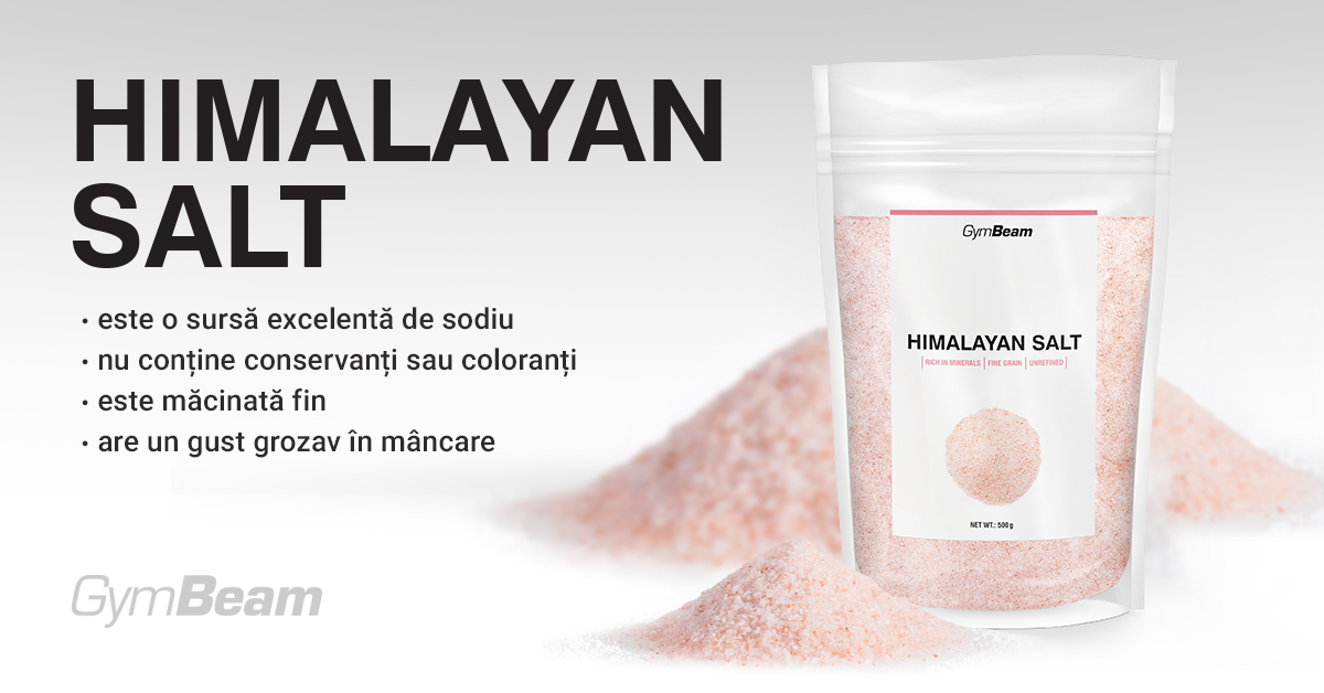 Sare roz de Himalaya 500g - fină - GymBeam | GymBeam.ro
